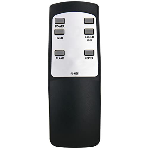 GENGQIANSI Replacement for Altra Flame AltraFlame Electric Fireplace Heater Remote Control FA23V60L-C7 FA23V60L-C8 FA26V60L-C7 FA26V60L-C8