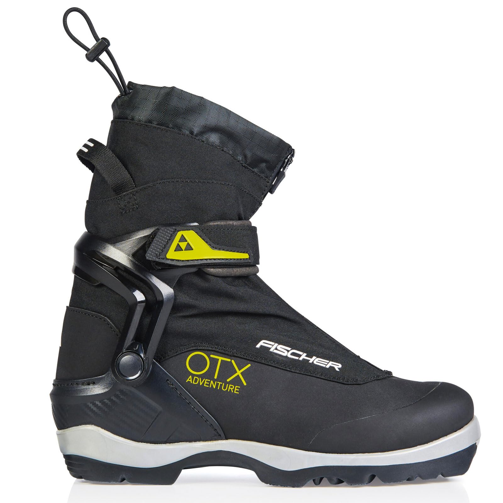 Fischer Unisex OTX Adventure BC Adult Warm Lightweight Durable Stable Non Slip Sport Nordic Snow Ski Boots, Black, 47