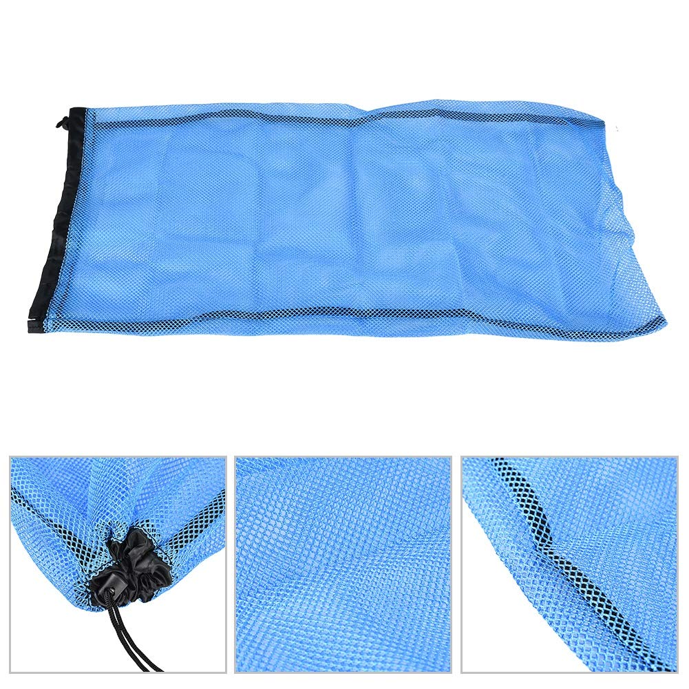 Flippers Packing Net Bag, Swim Drawstring Bag, Lightweight And Portable For Divers Snorkelling Net Bag(Black)