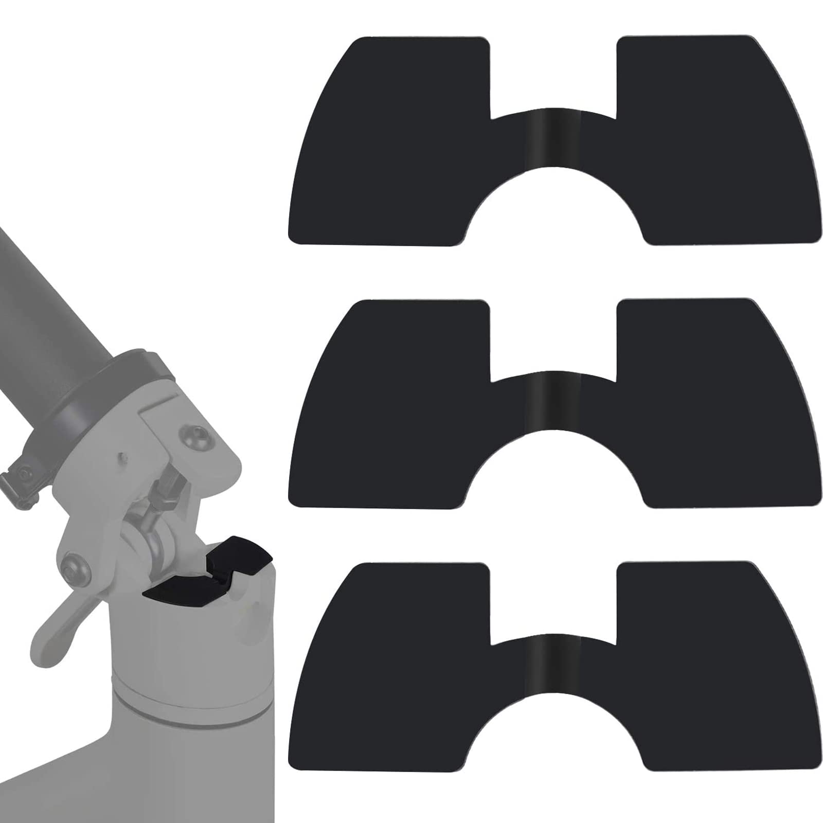 Gejoy 6 Piece Rubber Vibration Dampers Compatible with Xiaomi M365 Avoid Damping Rubber Electric Scooter Replacement Part Accessory
