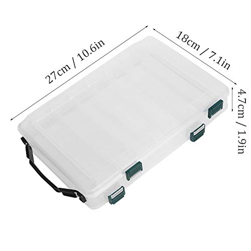Fishing Accessory Storage Box Fishing Tackle Box, Fishing Tackle Storage Bait Case Fishing Lure Storage Box, for Storing Lures Storing Hooks