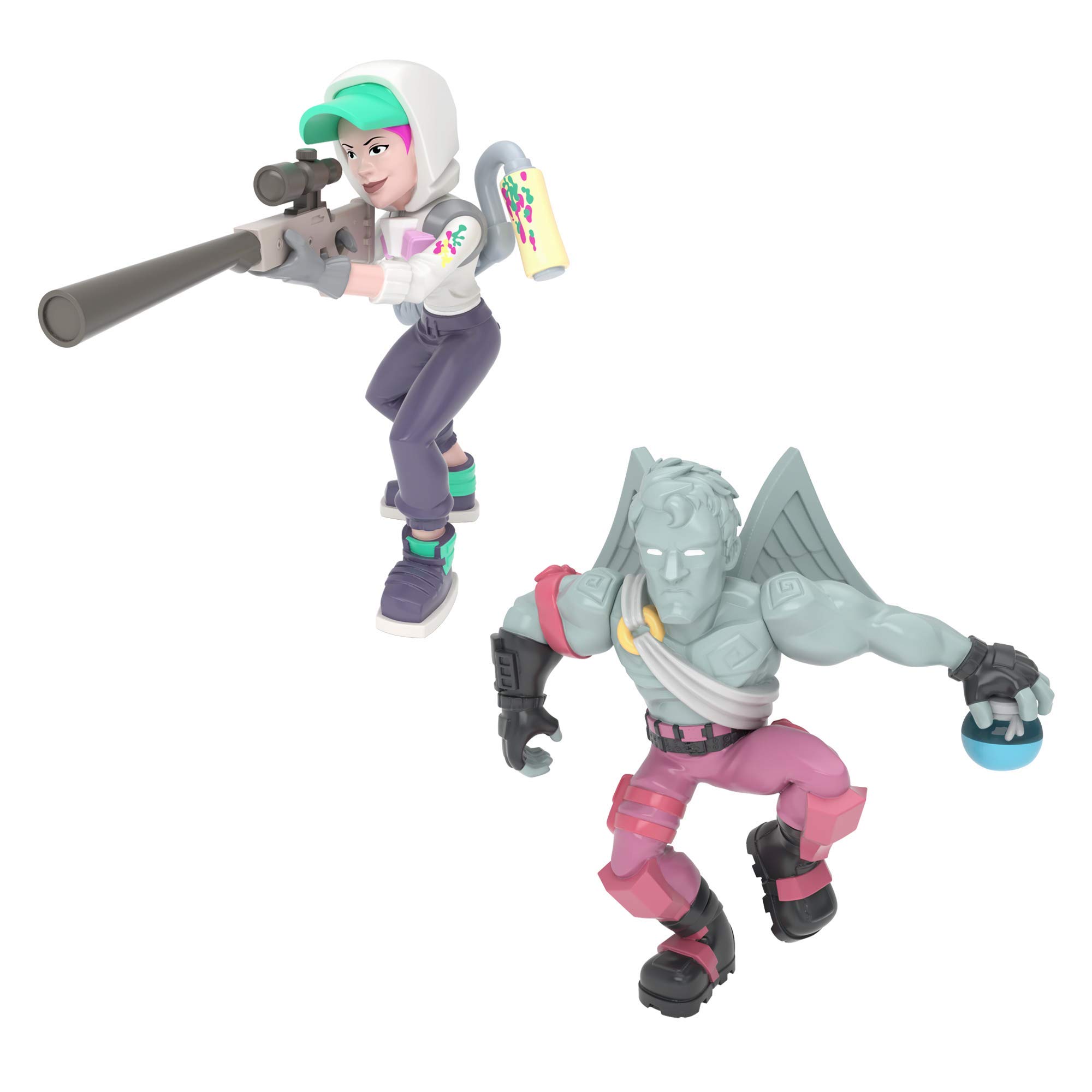 Fortnite Battle Royale Collection: Love Ranger & Teknique - 2 Pack of Action Figures