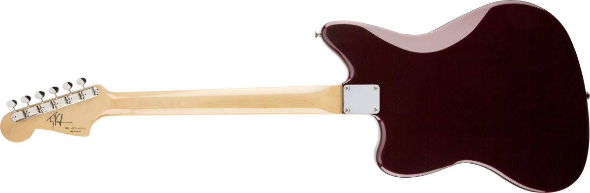 Fender Troy Van Leeuwen Jazzmaster Electric Guitar, with 2-Year Warranty, Oxblood, Bound Rosewood Fingerboard