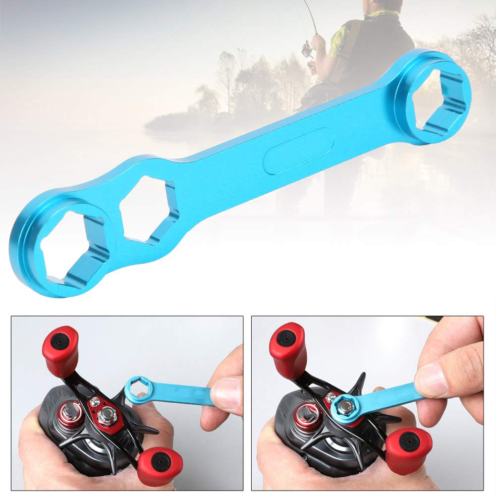 Fishing Reel Maintenance Tool, Professional Manufacturing Fishing Reel Repairing Tool for Disassembly of Three Size Crank Nuts