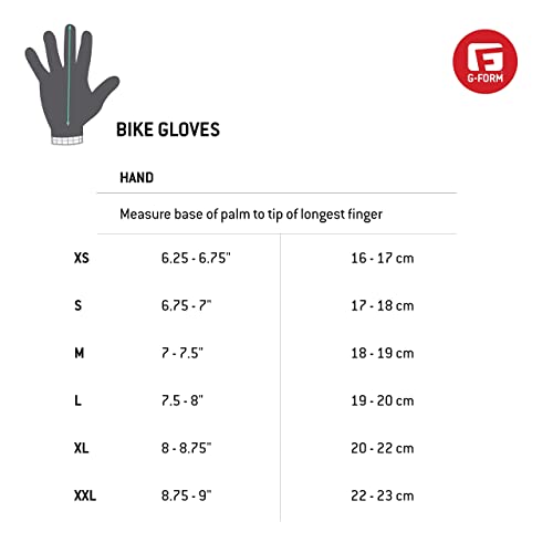 G-Form Sorata Trail Gloves, Black/Grey, Adult XL