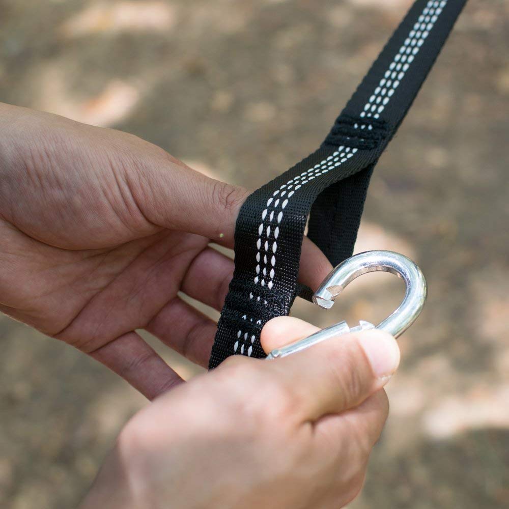 Fox Outfitters Vine Hammock Straps - Super Long 11 ft Hammock Strap Suspension System for Camping, Backpacking, Beach, Backyard Hammock Setup. Non-Stretch Polyester. Set of 2