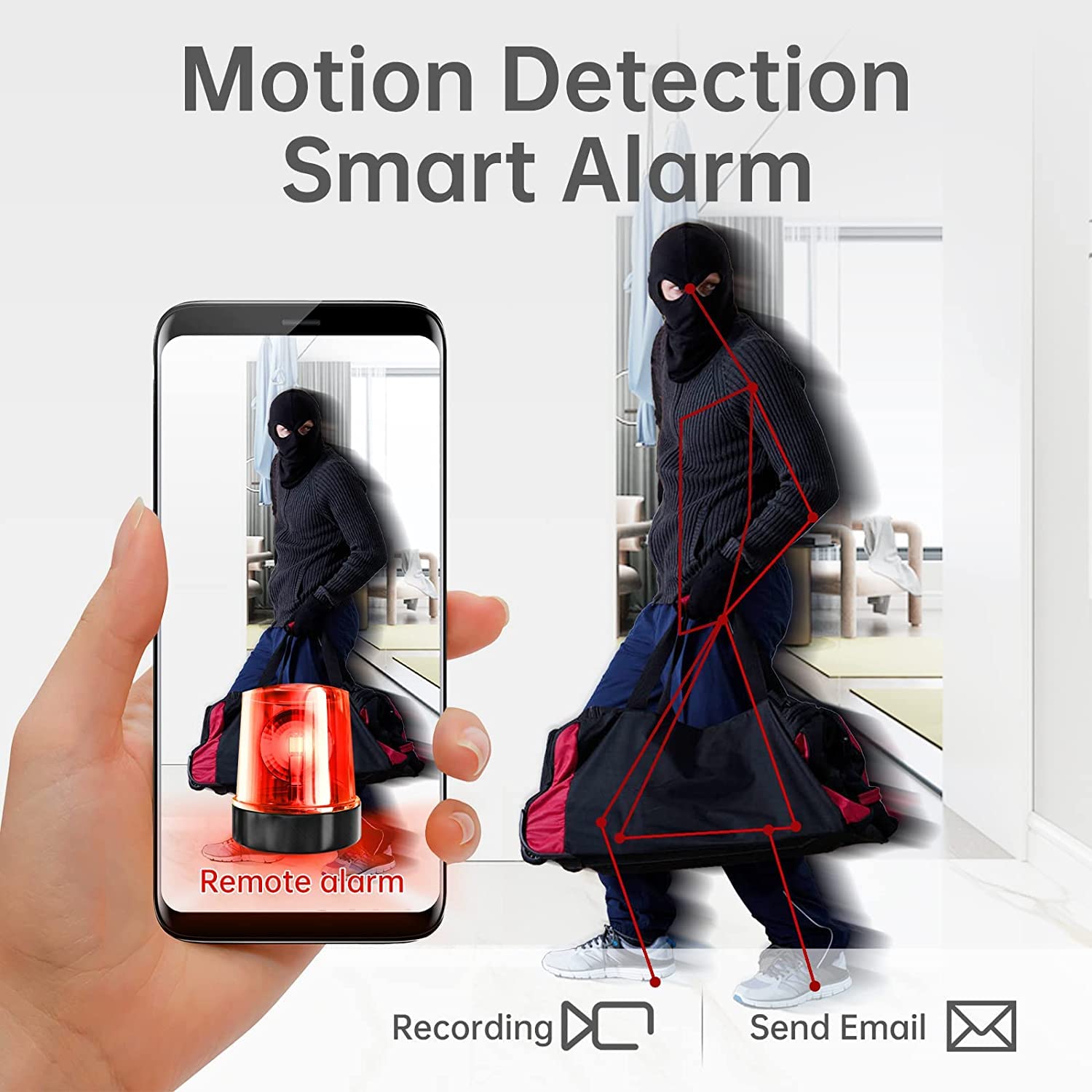 Mini Camera WiFi Wireless Camera Nanny Cam, 1080p HD Camera Home Security Camera,Night Vision Indoor/Outdoor Small Camera Dog Pet Camera for Mobile Phone Applications in Real Time