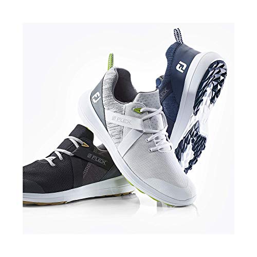 FootJoy Men's FJ Flex Previous Season Style Golf Shoes Black 7.5 XW US