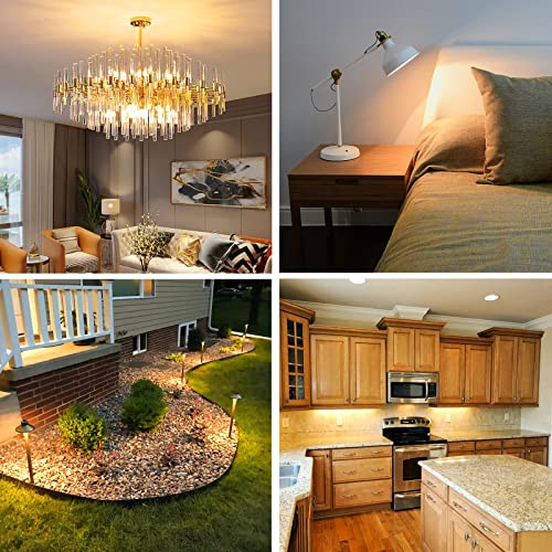 G4 LED Bulb 12V AC/DC 5W Equivalent to 40W Halogen Bulb, T3 JC Type Bi-Pin Base, Warm White 2700K G4 Bulb for Outdoor Landscape Lighting Deck Stair Step Path Paver Lights, Home Lighting, (6 Pack)