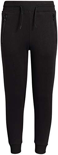 Galaxy by Harvic Boys’ Jogger Set – 2 Piece French Terry Sweatshirt and Sweatpants (S-XL), Size X-Large, Black