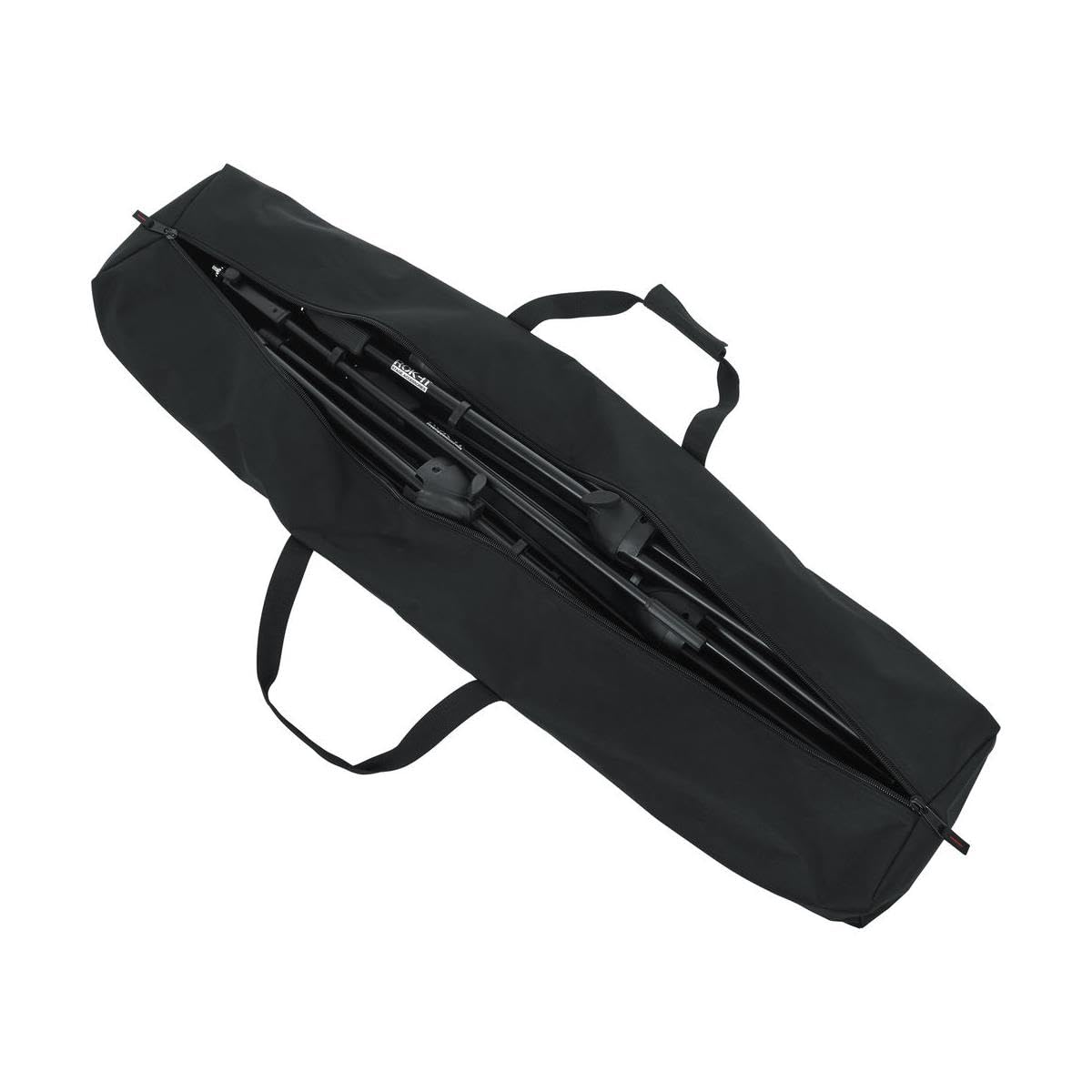 Gator Frameworks Single Compartment Carry Bag-Fits up to (6) Microphone Stands (GFW-6XMICSTANDBAG),Black