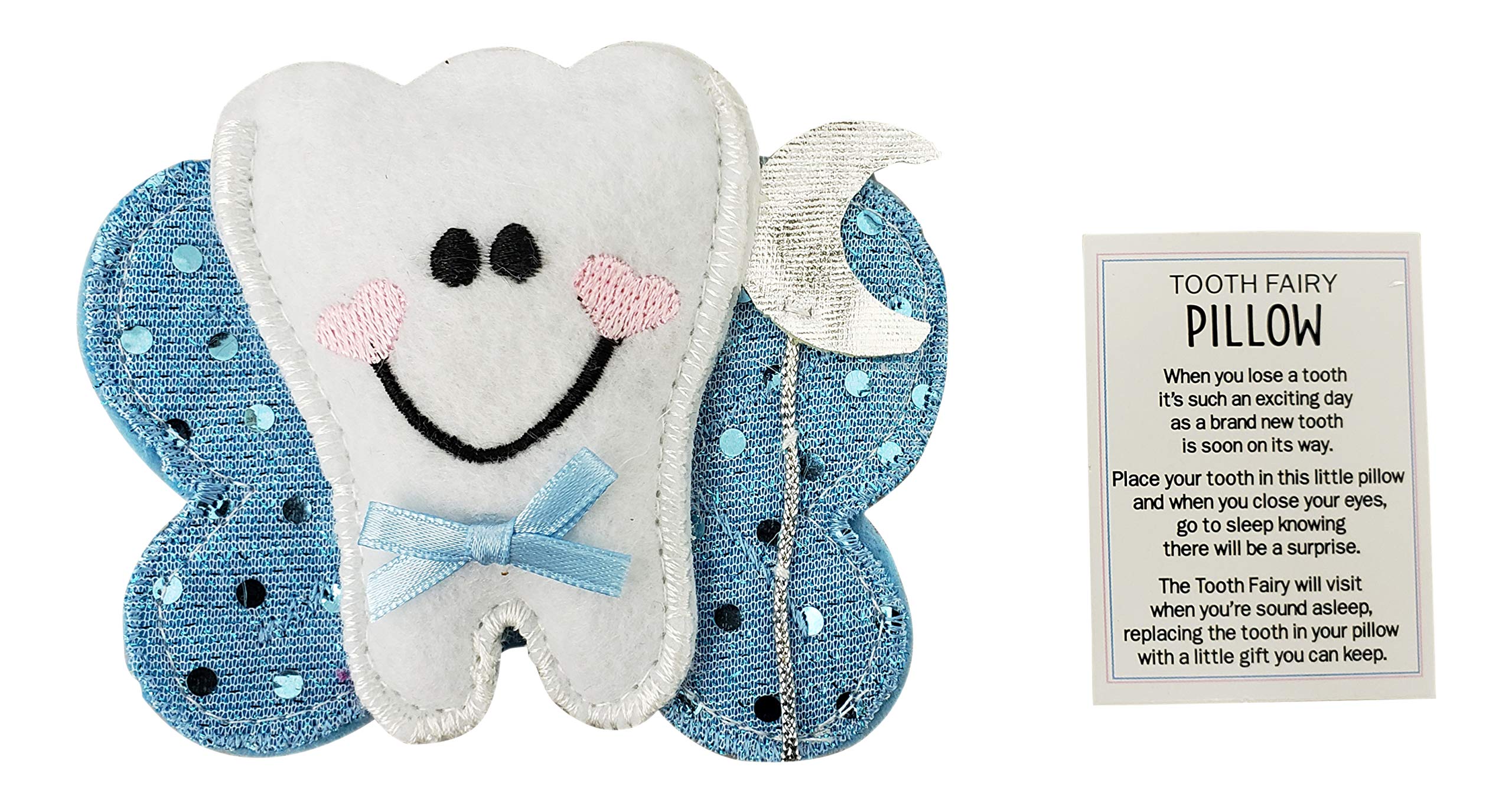 Ganz Tooth Fairy Pillow with Story Card (Blue)