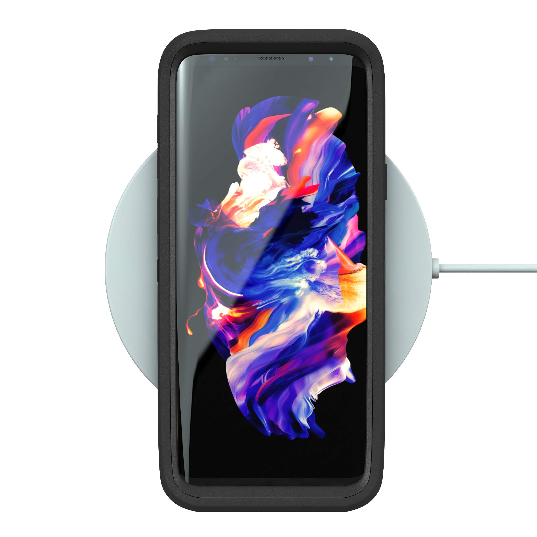 Galaxy S9+ Plus Case, ToughBox [Armor Series] [Shock Proof] [Black] for Samsung Galaxy S9+ Plus Case [Comes with Holster & Belt Clip] [Fits OtterBox Defender Series Belt Clip Cover]