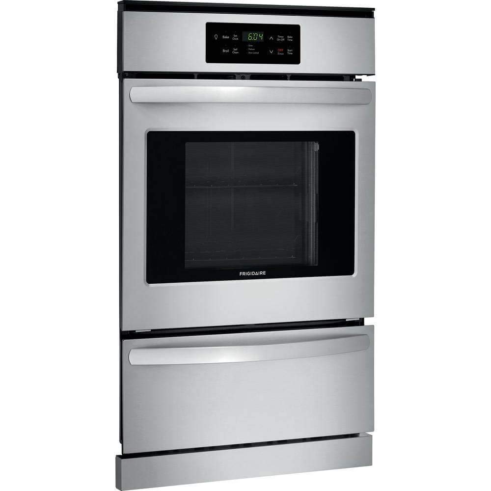 Frigidaire FFGW2426US 24 Inch 3.3 cu. ft. Total Capacity Gas Single Wall Oven with Storage, in Stainless Steel
