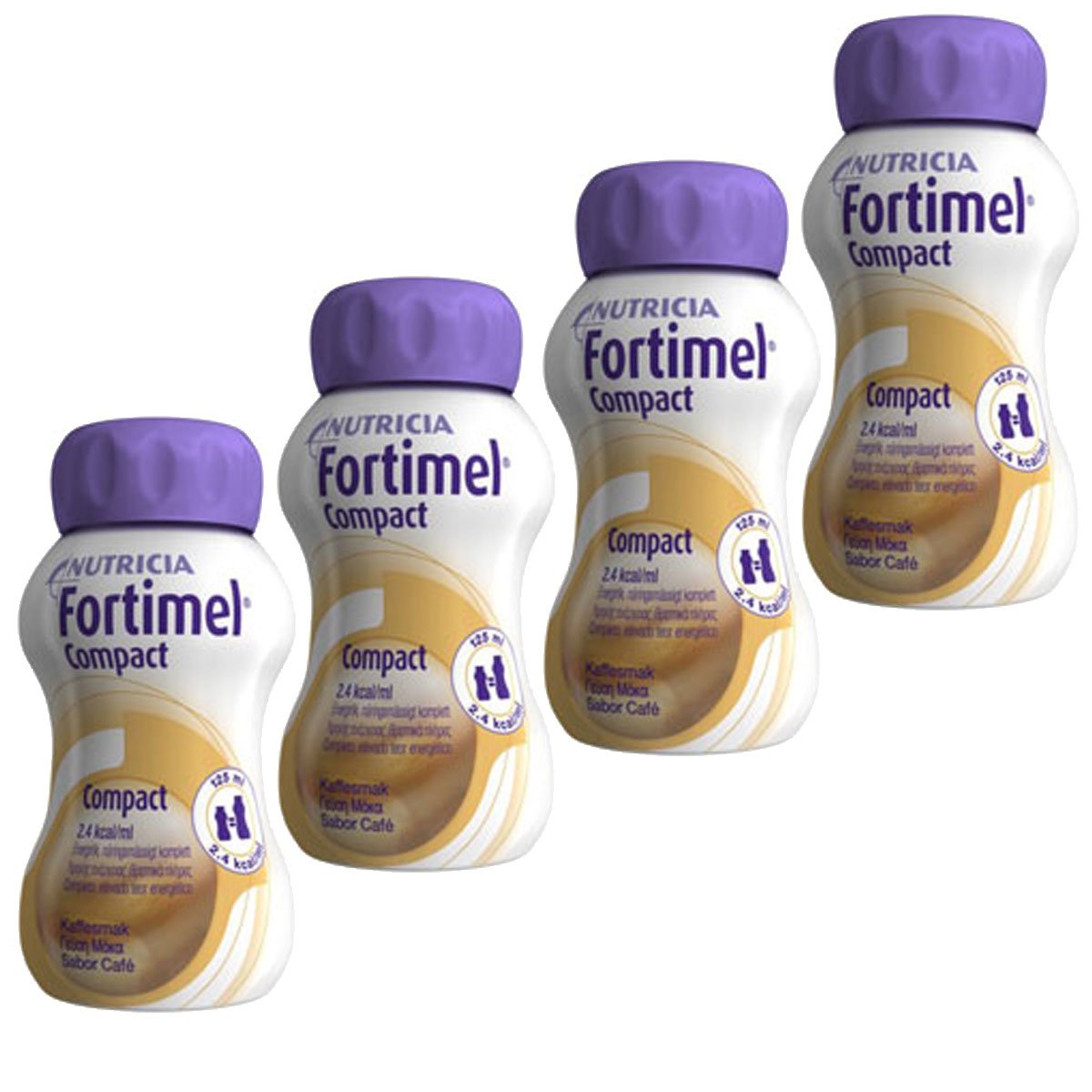 Fortimel Compact Hypercaloric Supplement Coffee Pack 4 X 125ml