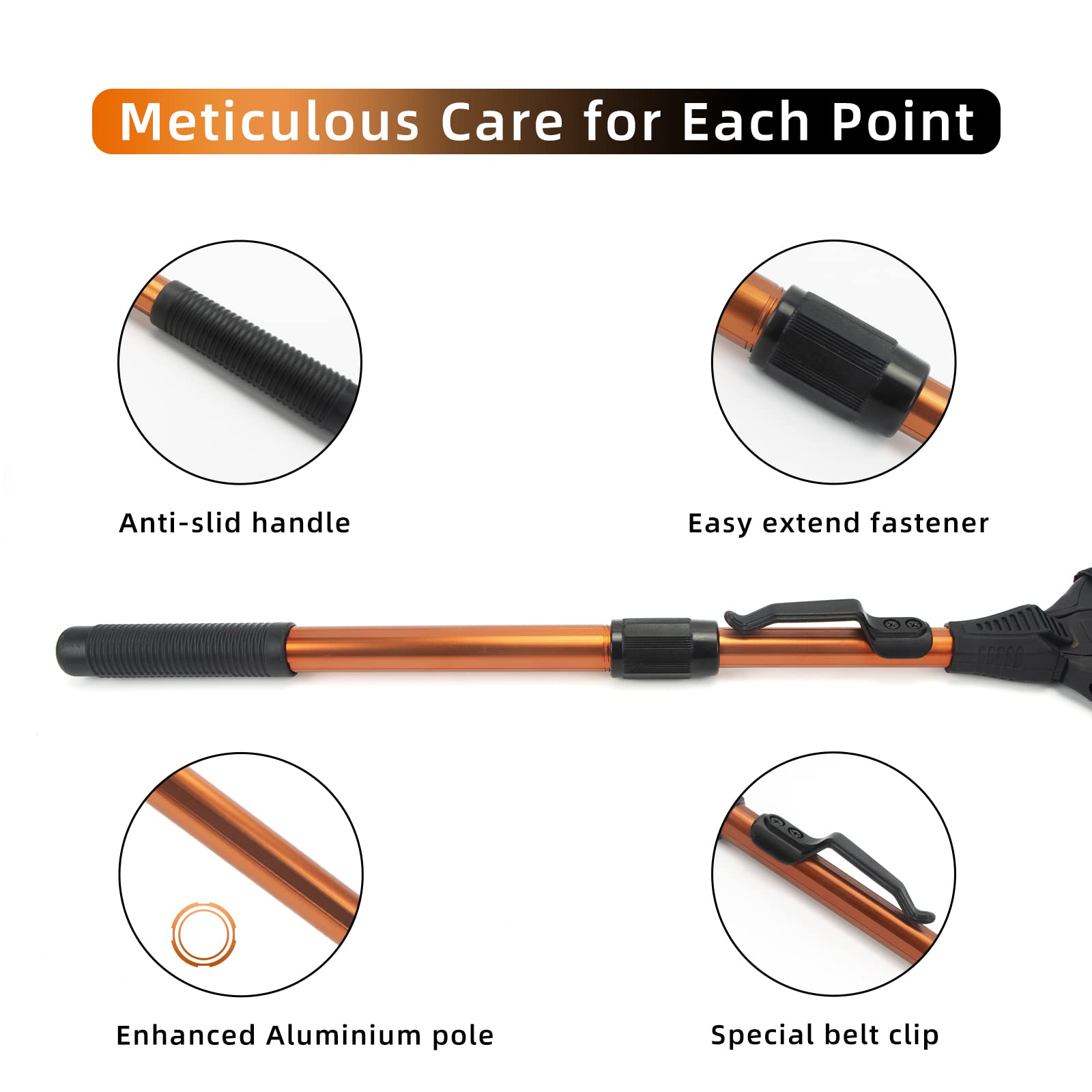 FunVZU Fish Net for Fishing - Collapsible Foldable Fishing Nets Telescopic Pole Handle Fish Landing Net Small Fishing Nets for Kids Folding Fish Net Minnow Fish Nets
