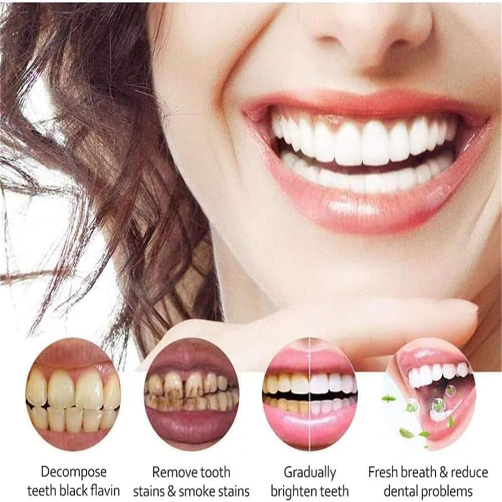 Fortbite Tooth Powder, Fortbite Toothpaste, Fortnite Toothpaste Bentonite Clay,Tooth Powder Stain Removal,Keep Your Teeth and Gums Health (2*PCS)