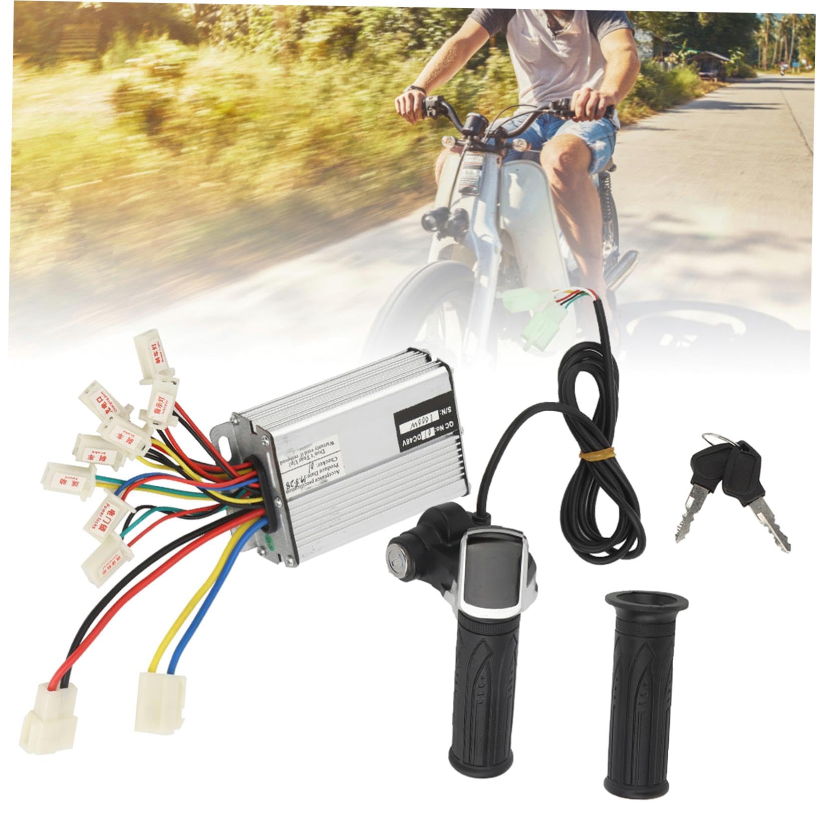 forwillsky Enhanced E-Bike Controller Set - 4 1000W Electric Scooter & Tricycle Compatible Lock Accessory Included-size1