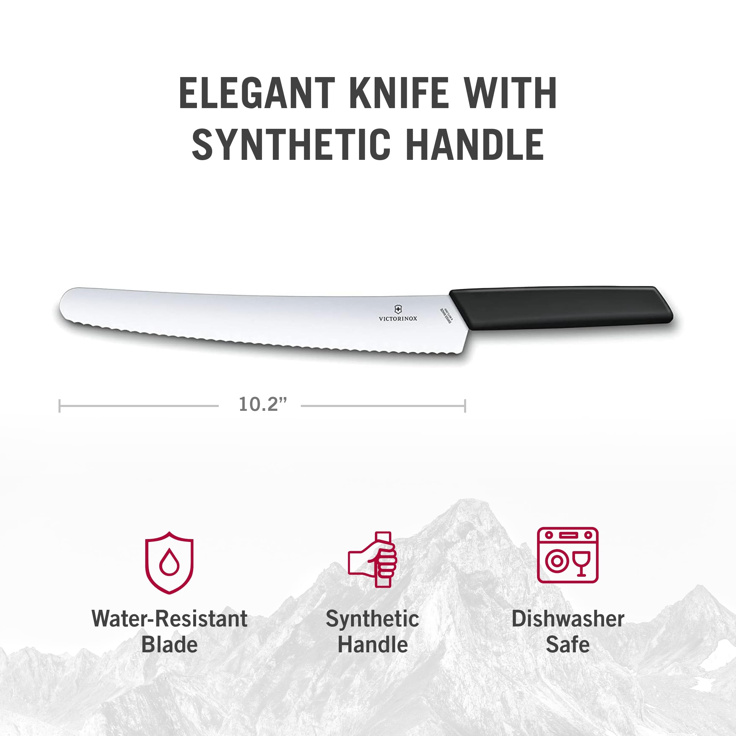Victorinox Swiss Modern Serrated Bread & Pastry Knife 10.2 in