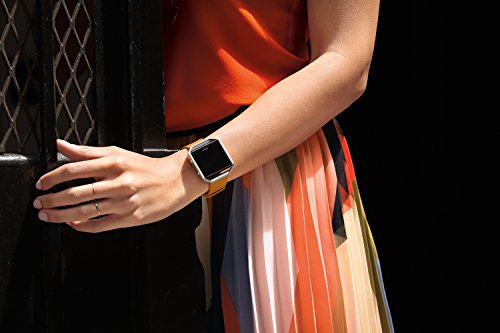 Fitbit Blaze Accessory Band, Leather, Camel, Large