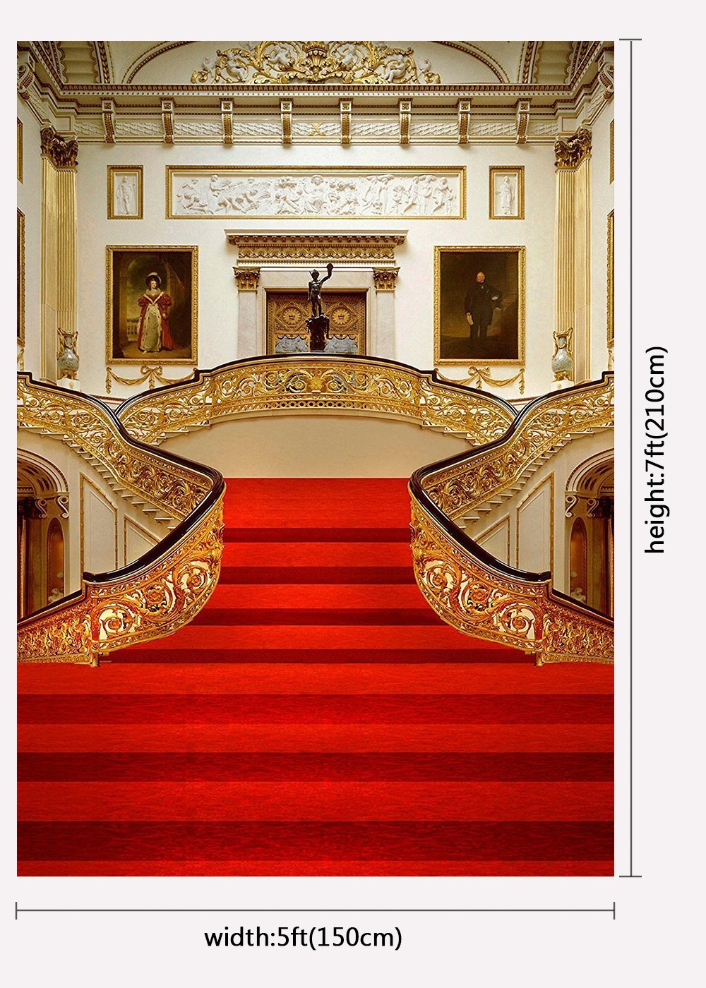 FUERMOR 5x7ft Red Carpet Background for Wedding Photography Backdrop Photo Video Props Event Supplies
