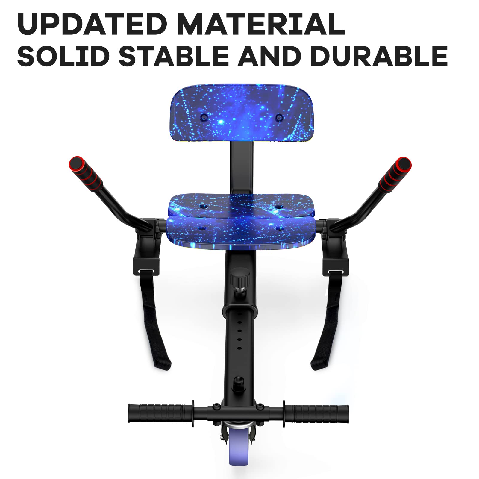 FLYING-ANT Hoverboard Attachment,Hoverboard Kart for Transforming Hoverboard Scooter into Go-Kart(Blue)