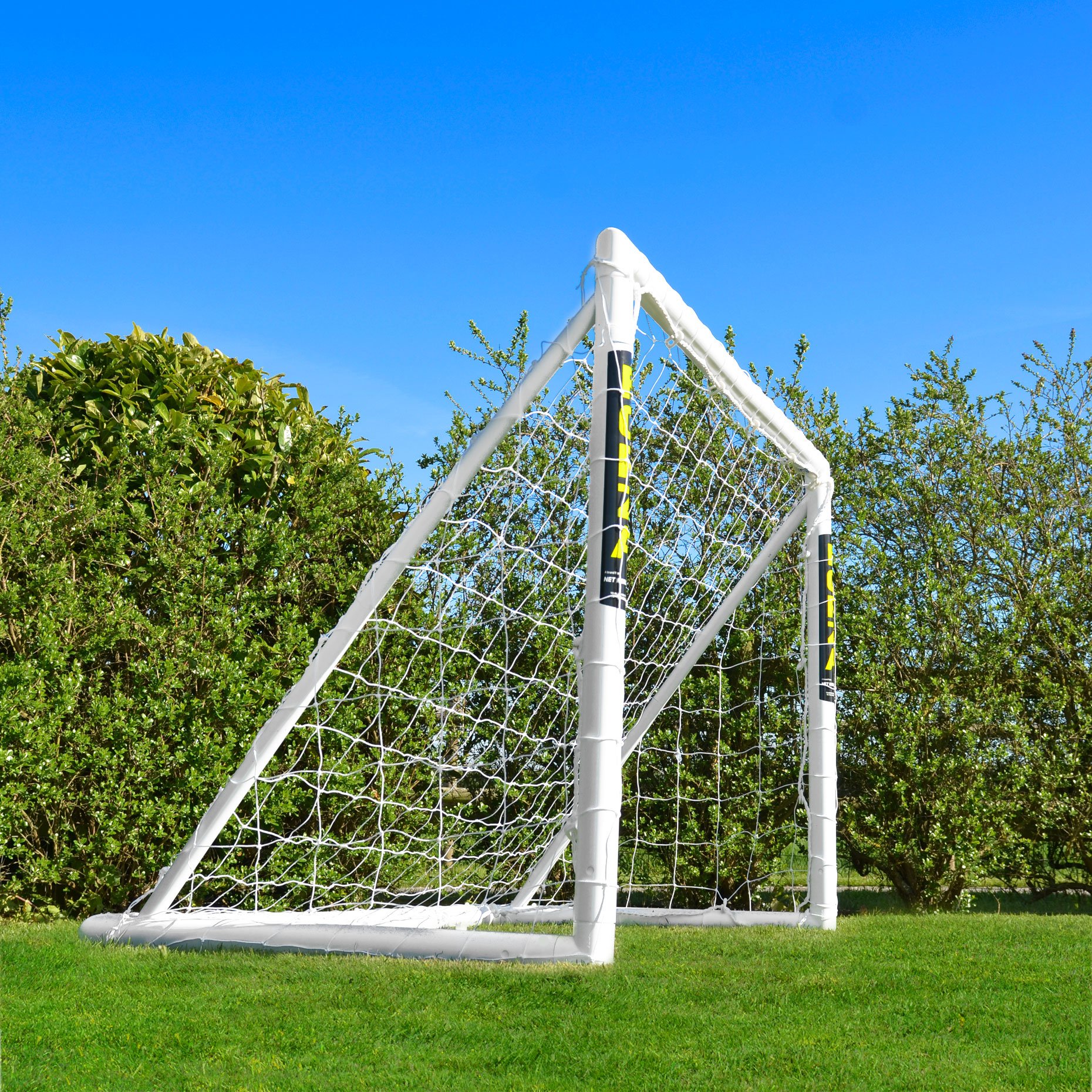 FORZA Backyard Soccer Goals β Premium Weatherproof PVC Goals (Single Goal) for Kids & Adults β Quick Assembly (Locking, 6ft x 4ft)