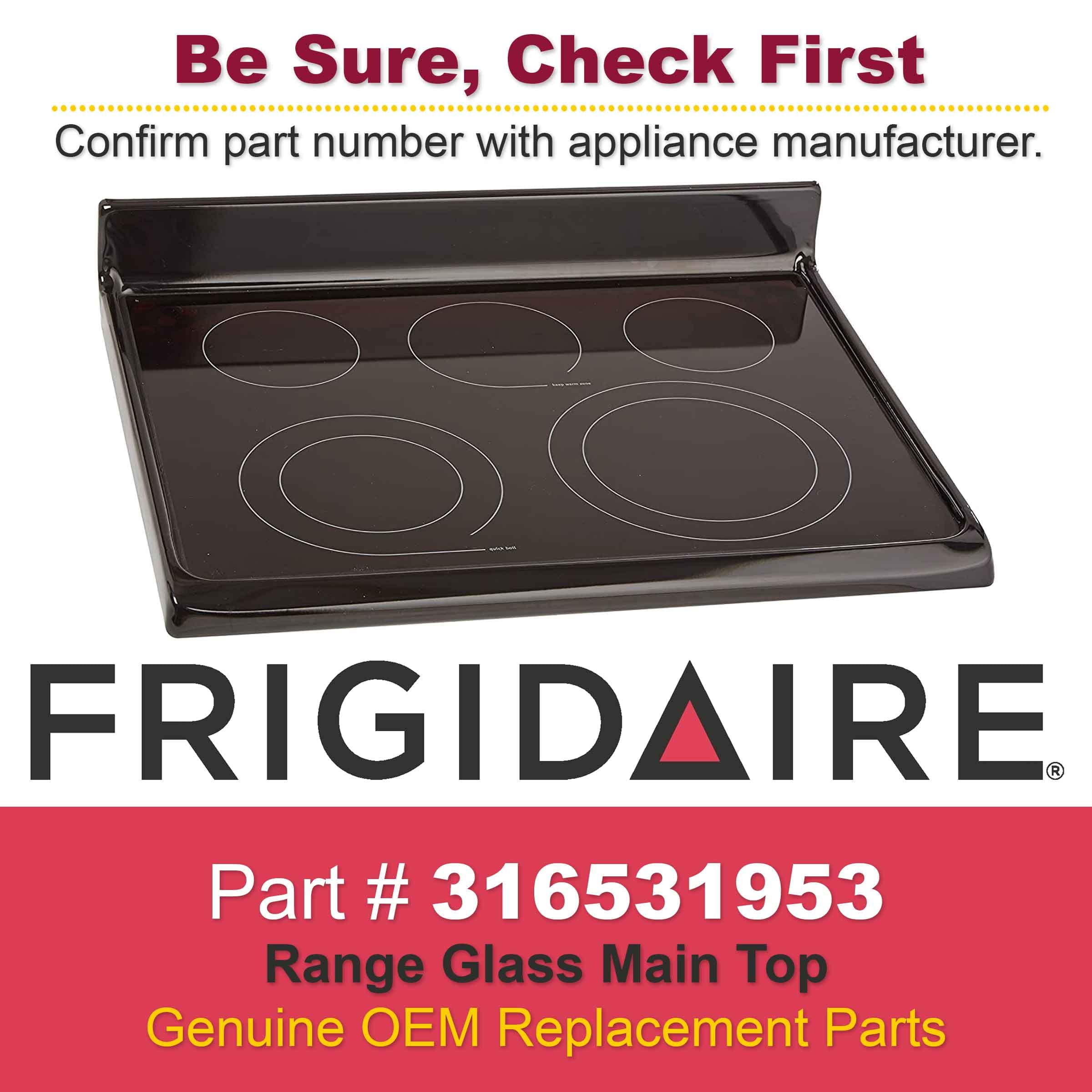 Frigidaire 316531953 Glass Cooktop Range/Stove/Oven