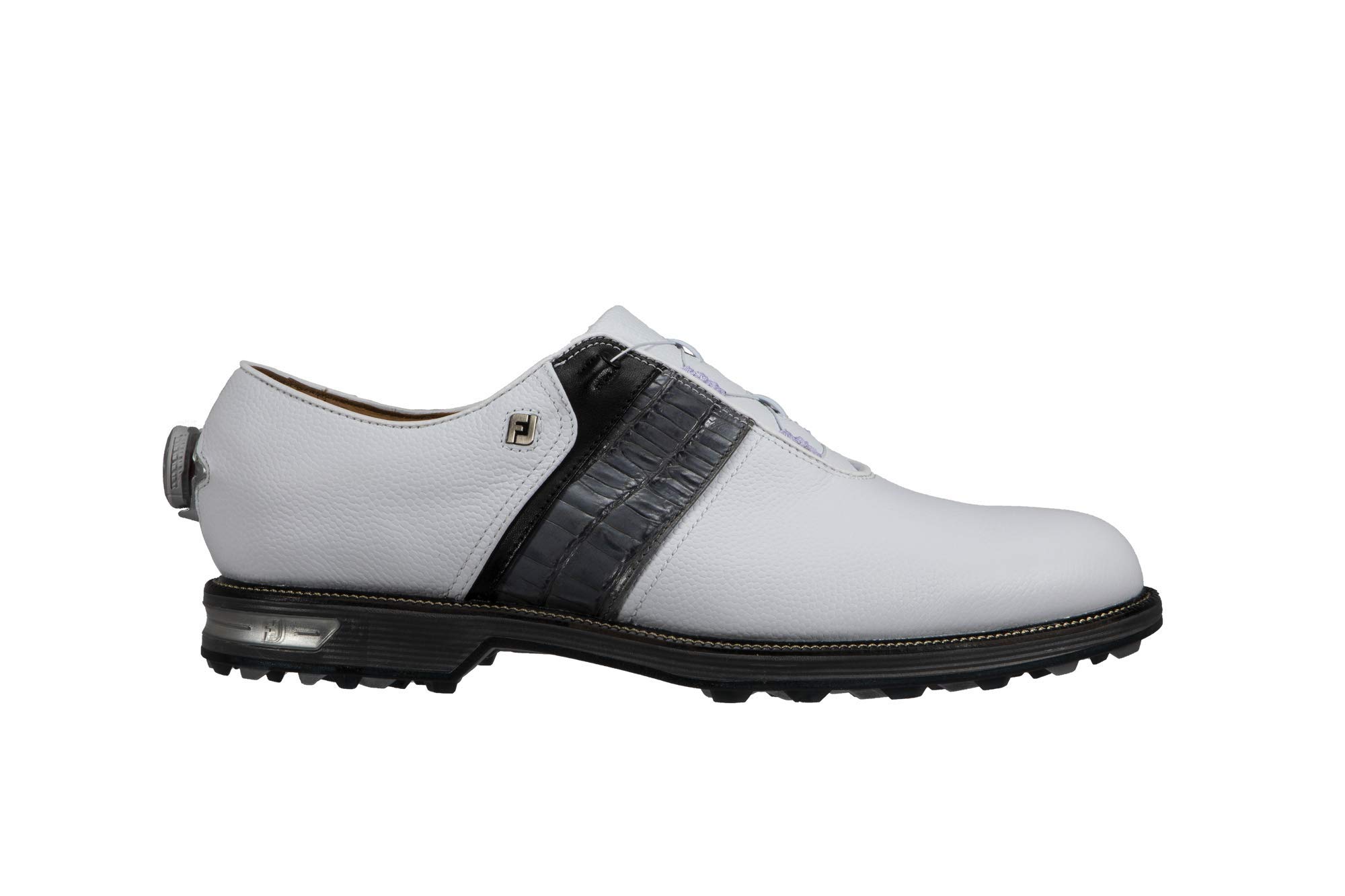 FootJoy Men's Premiere Series-Packard Boa Golf Shoe, White/Grey, 10.5