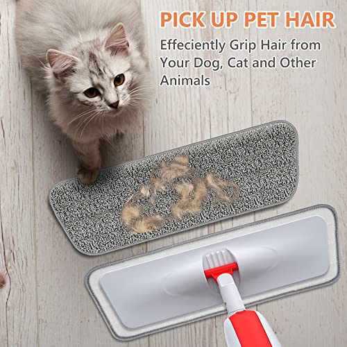 Microfiber Spray Mop Pads, Compatible with Swiffer PowerMop (5 Pack), Reusable Washable Floor Mop Pads Replacement 15.7 x 5.1 inch Dry Wet Mop Pads Refills for Home Kitchen Commercial Floor Cleaning
