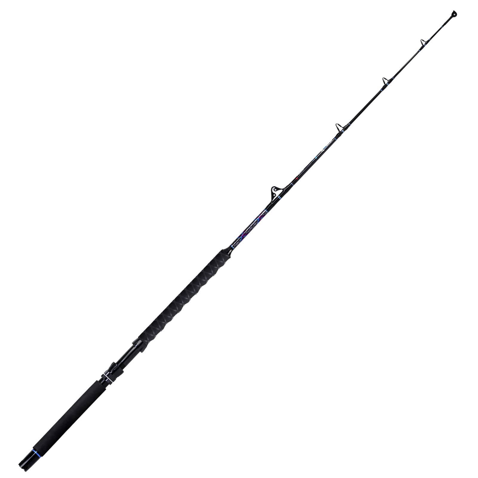 Fiblink 1-Piece Trolling Rod Saltwater Deep Dropper 6-Feet Big Game Rod Conventional Boat Fishing Pole (80-120Lbs)