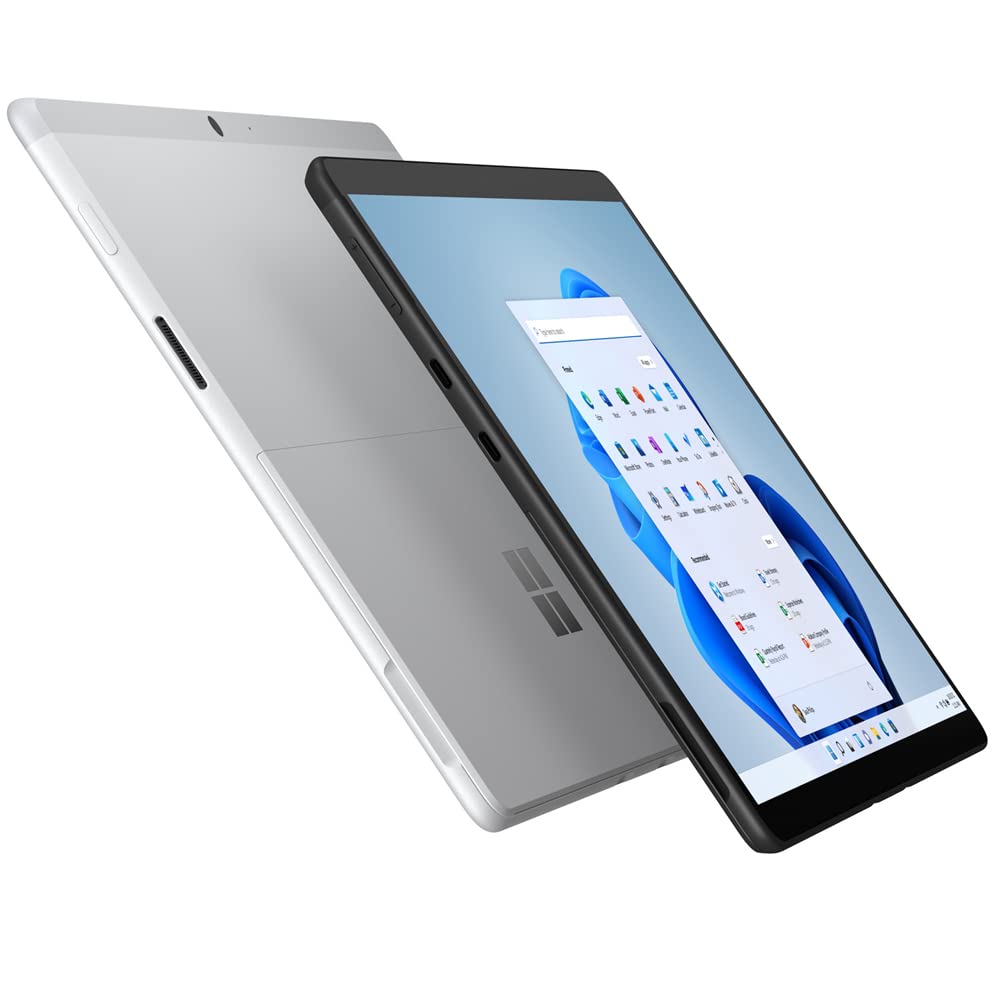 Microsoft IUR-00001 Surface Pro 8 13" Touchscreen Intel i5 8GB Memory/128GB SSD, Platinum Bundle Surface Pro Signature Mechanical Keyboard, Black and 1 YR CPS Enhanced Protection Pack