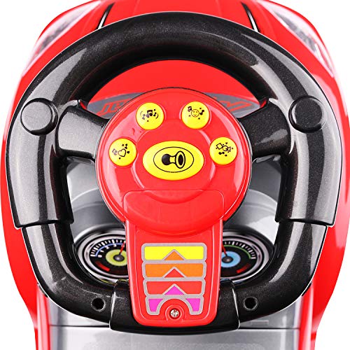 Freddo Toys Deluxe Mega Ride on Push Car Foot to Floor (Red)