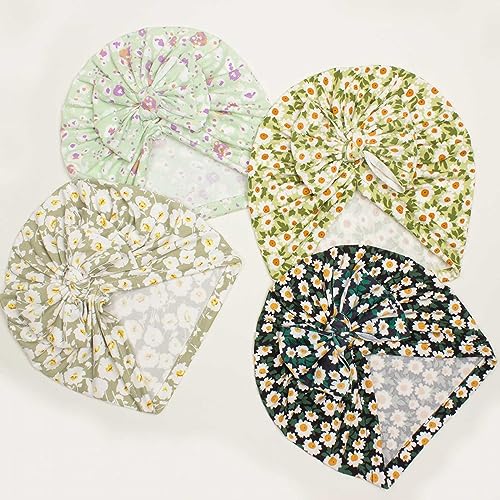 Gamer Hat Kids Cute Baby Bow Hat Summer Thin Flower Print New Creative Pullover Hat Active Hat Kids (White, 0-24 Months)