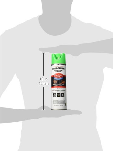 Rust-Oleum Corporation 203032 M1800 Fluorescent Green Gloss 17 OZ. Spray, 17 Ounce (Pack of 1)