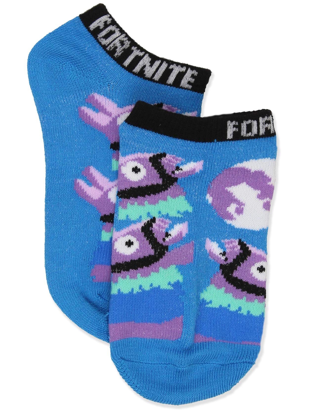 Fortnite Big Show Low Cut Socks, 5 Pair Pack, Multi, 9-11 Boys (Shoe 4-10)