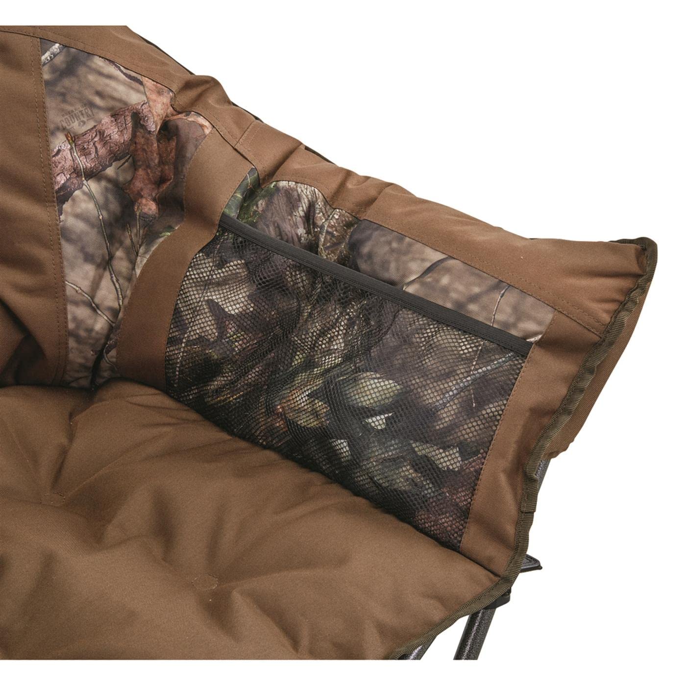 Guide Gear Club Camping Chair with Foot Rest, Oversized, Folding, Portable Chairs with Padded Seats, 500-lb. Capacity