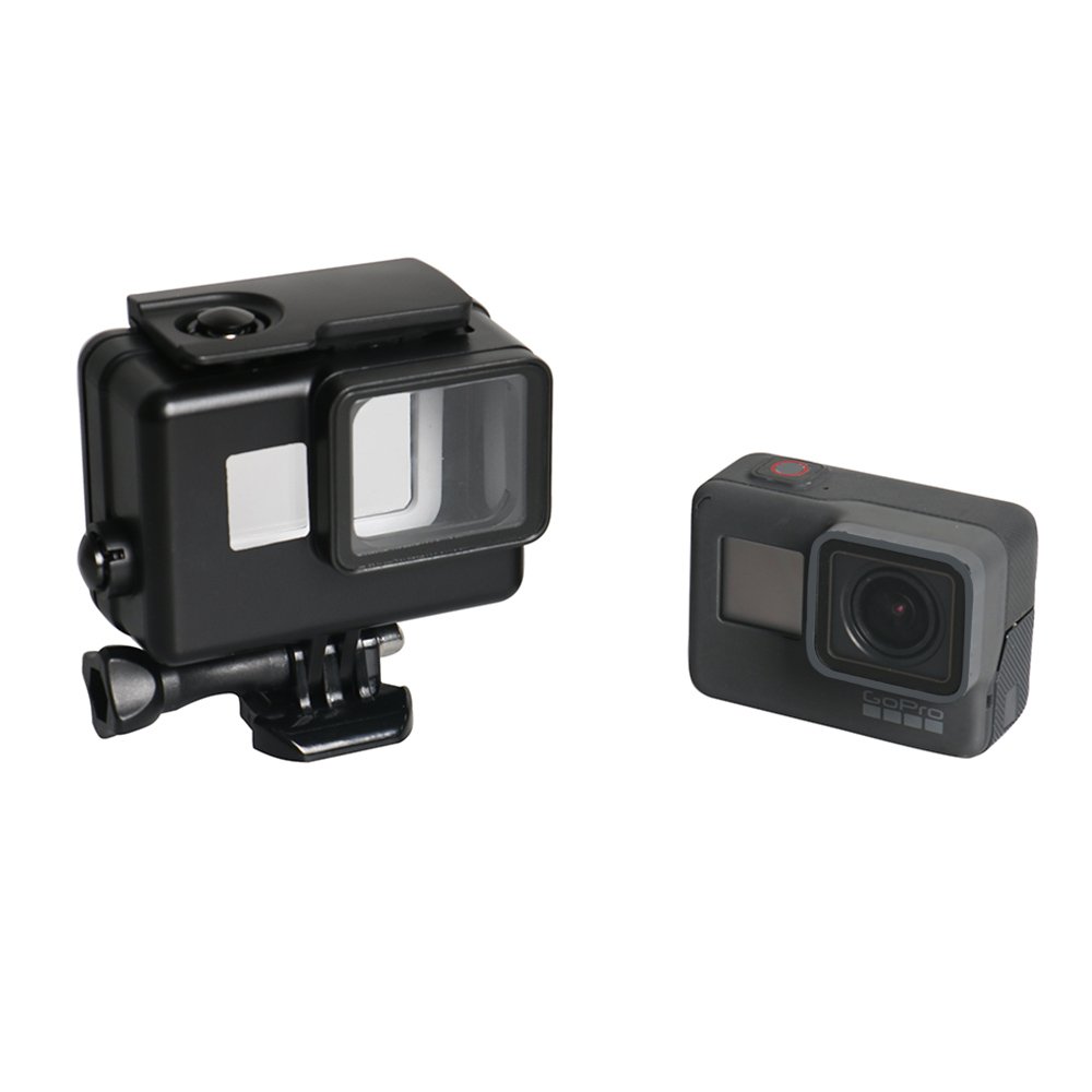 for Gopro Hero 7 Black Waterproof Housing Case, Underwater Protective Diving Case Shell 45M with Bracket for Hero 6 5 2018 Action Sports Camera