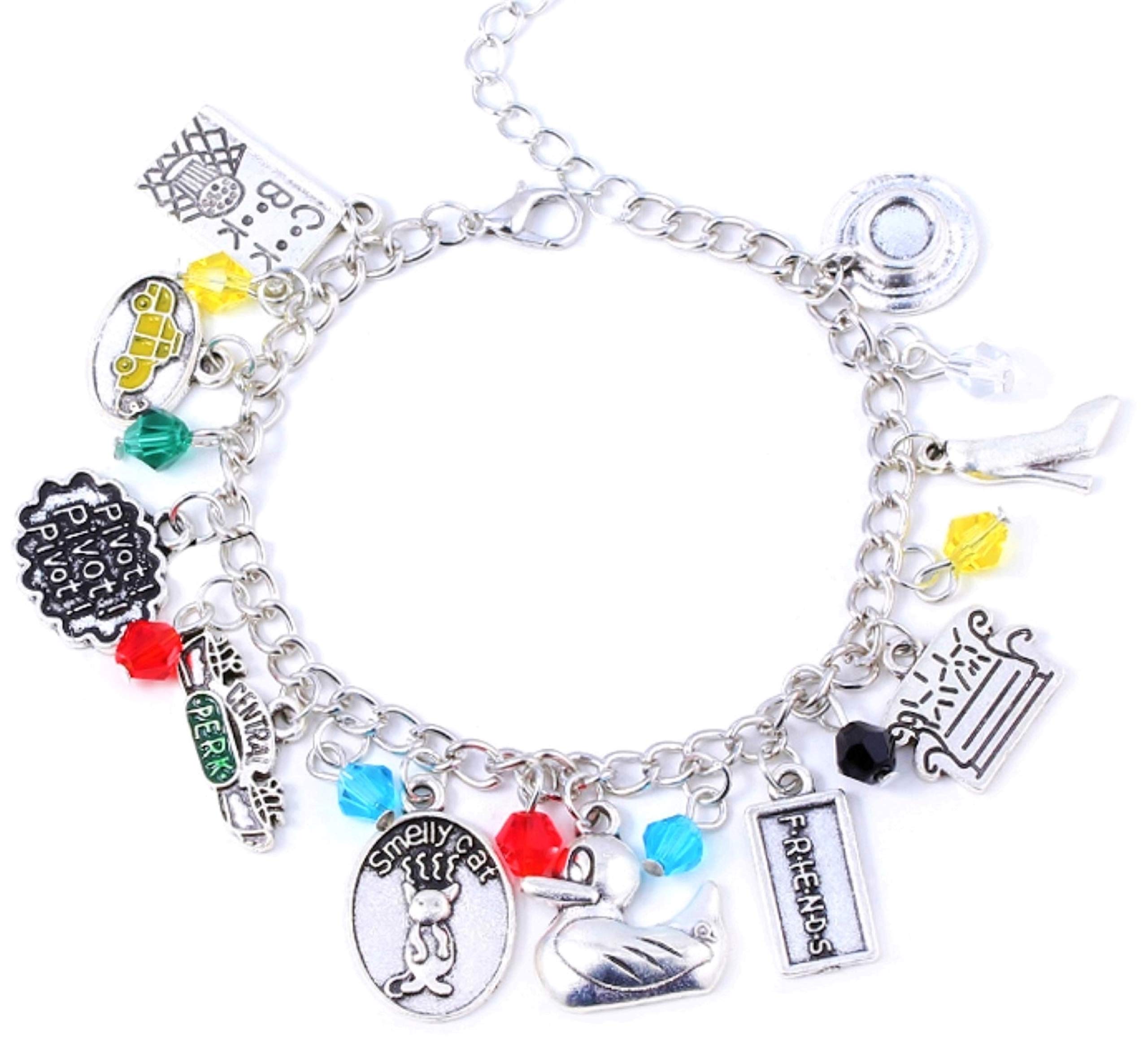 Friends Charm Bracelet ïŒCute Box Included) - Merchandise Costume Jewelry Gifts for Women, gift for girlfriend, valentine