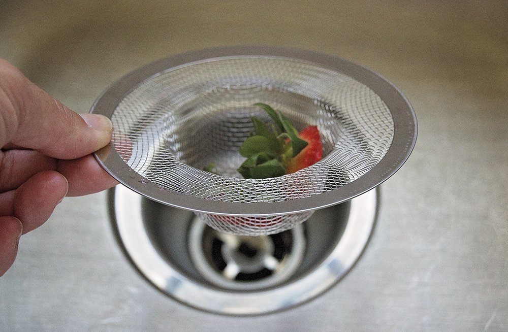 Mesh Sink Strainer, Prevents Sink Clogging From Food & Hair, Great for Stainless Steel Sinks, Set of 2
