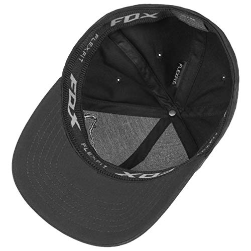 Fox Racing mens Flex 45 Flexfit Hat Baseball Cap, Black, Small-Medium