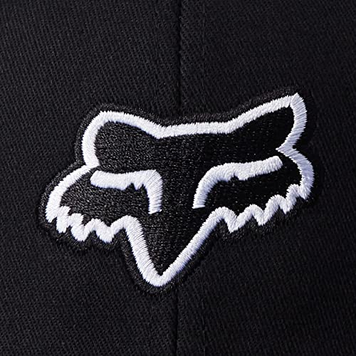 Fox Racing mens Legacy Flexfit Hat Baseball Cap, Black 2, Large-X-Large US