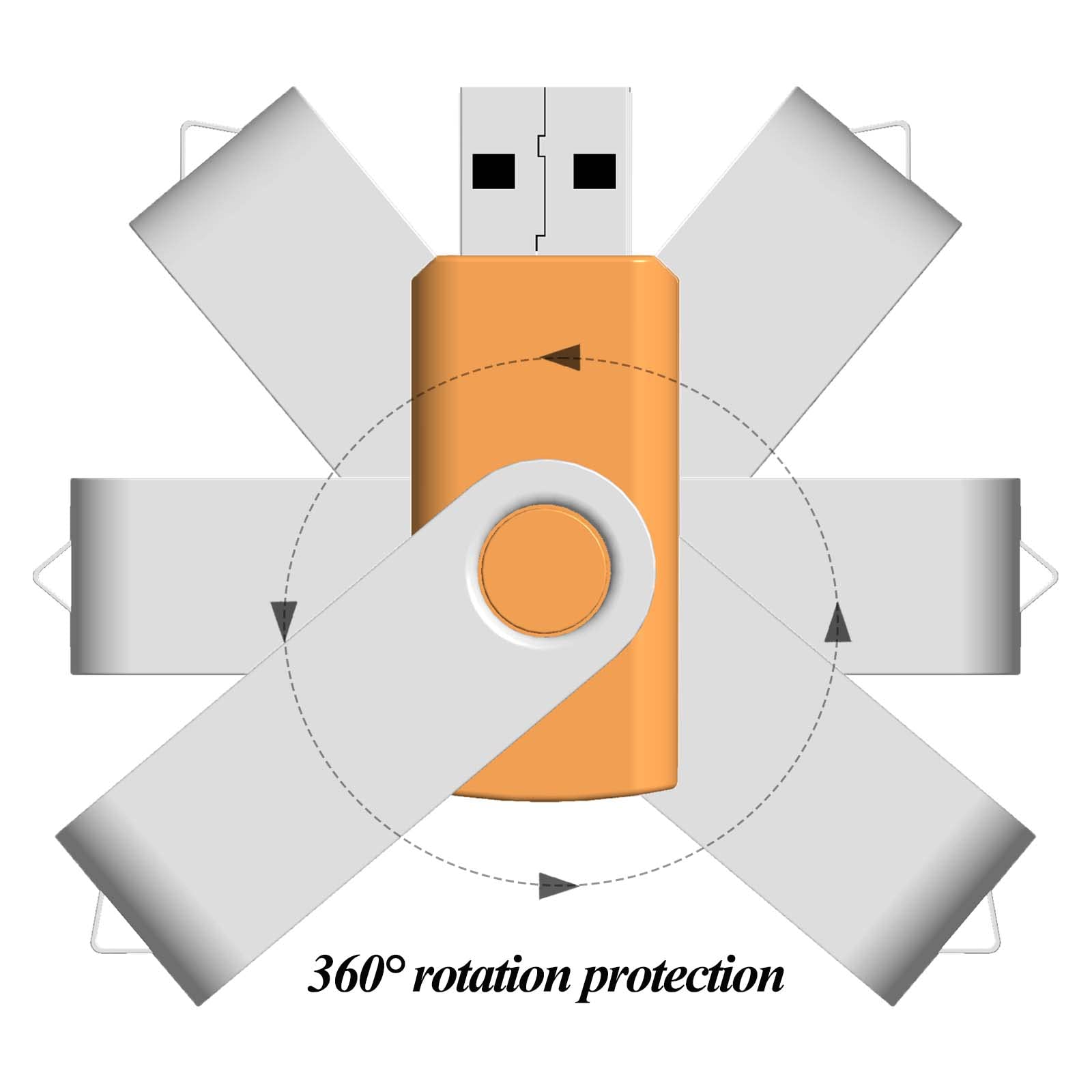 Flash Drive Case,FEWINA Neoprene Memory Stick Case Jump Drive Case Organizer USB Drive Shuttle USB Holder for Zip Drive/Thumb Drive/Jump Drive/Memory Stick