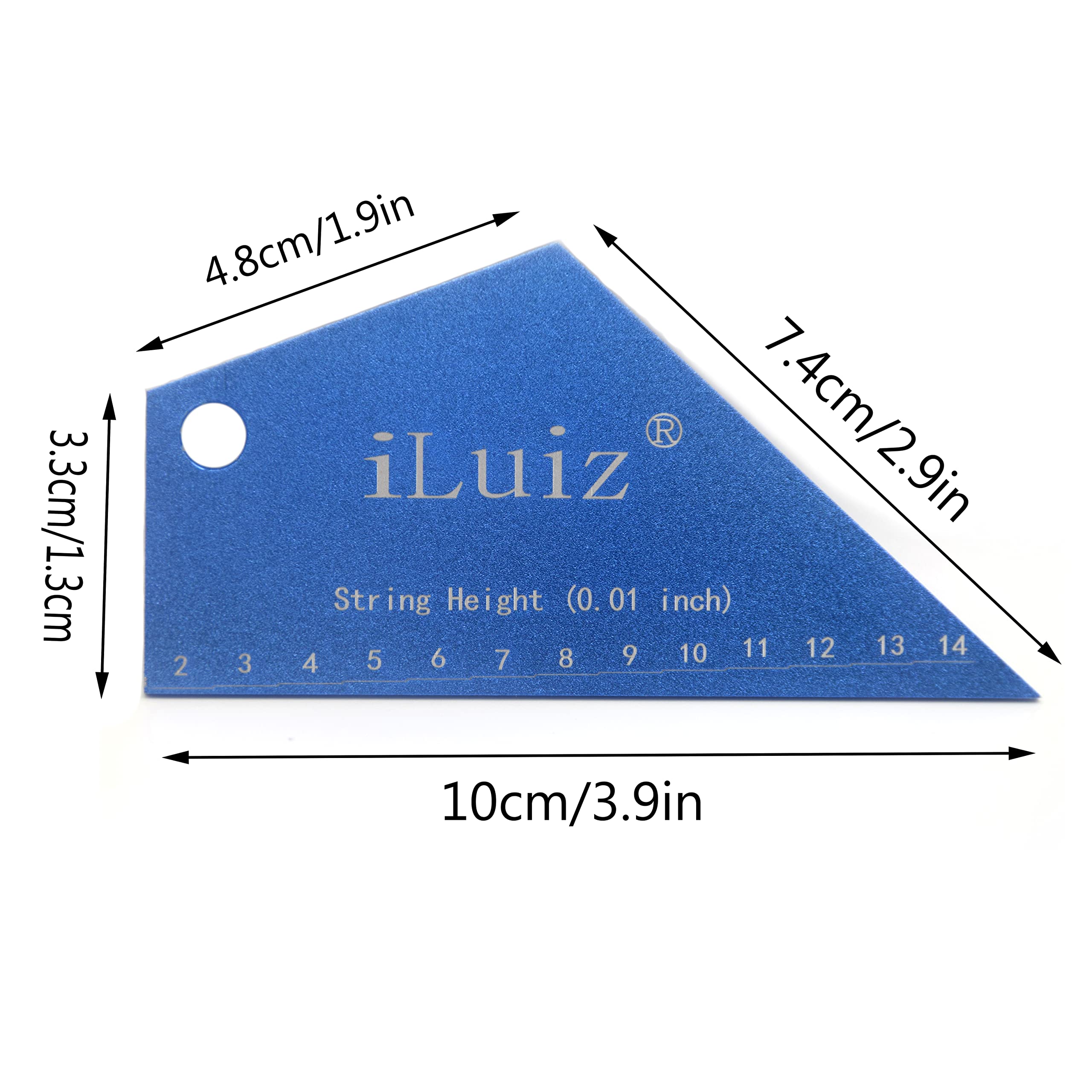Fret Rocker AND String Height Gauge Professional Forever-direct Guitar Set Up Tool for Electric Bass and Acoustic Guitar Leveling Luthier Tool - iLuiz