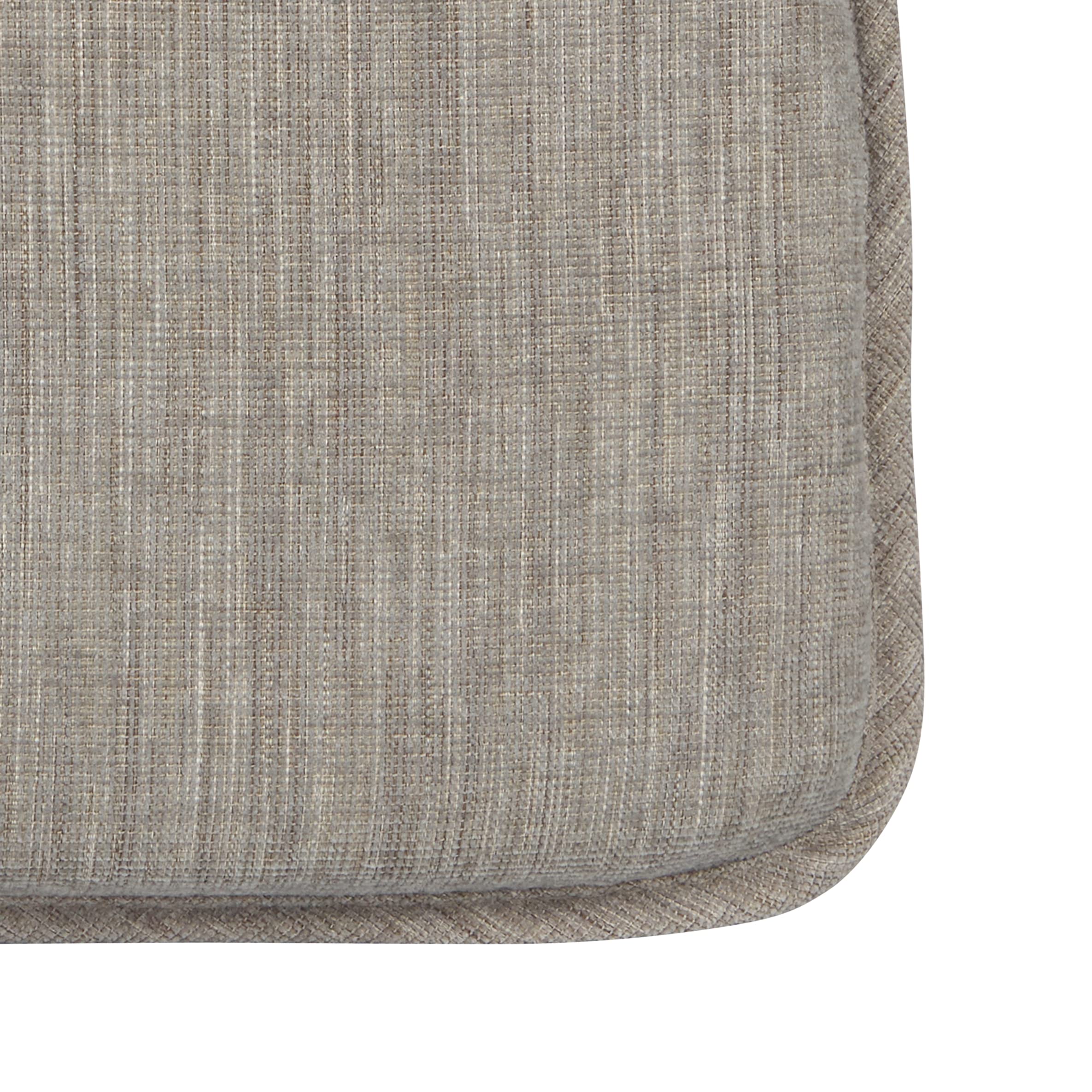 Klear Vu Raindrop The Gripper Non-Slip Kitchen Chair, 15"x16" Seat Pad, 4 Count (Pack of 1), Steel Gray
