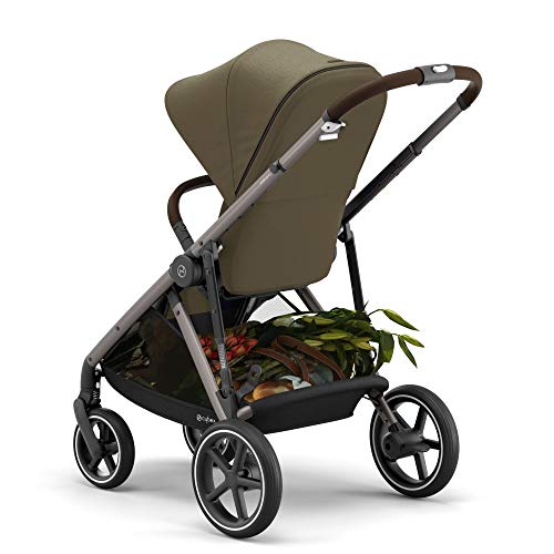 Gazelle S Stroller Modular Double Stroller for Infant and Toddler Includes Detachable Shopping Basket Over 20+ Configurations Folds Flat for Easy Storage