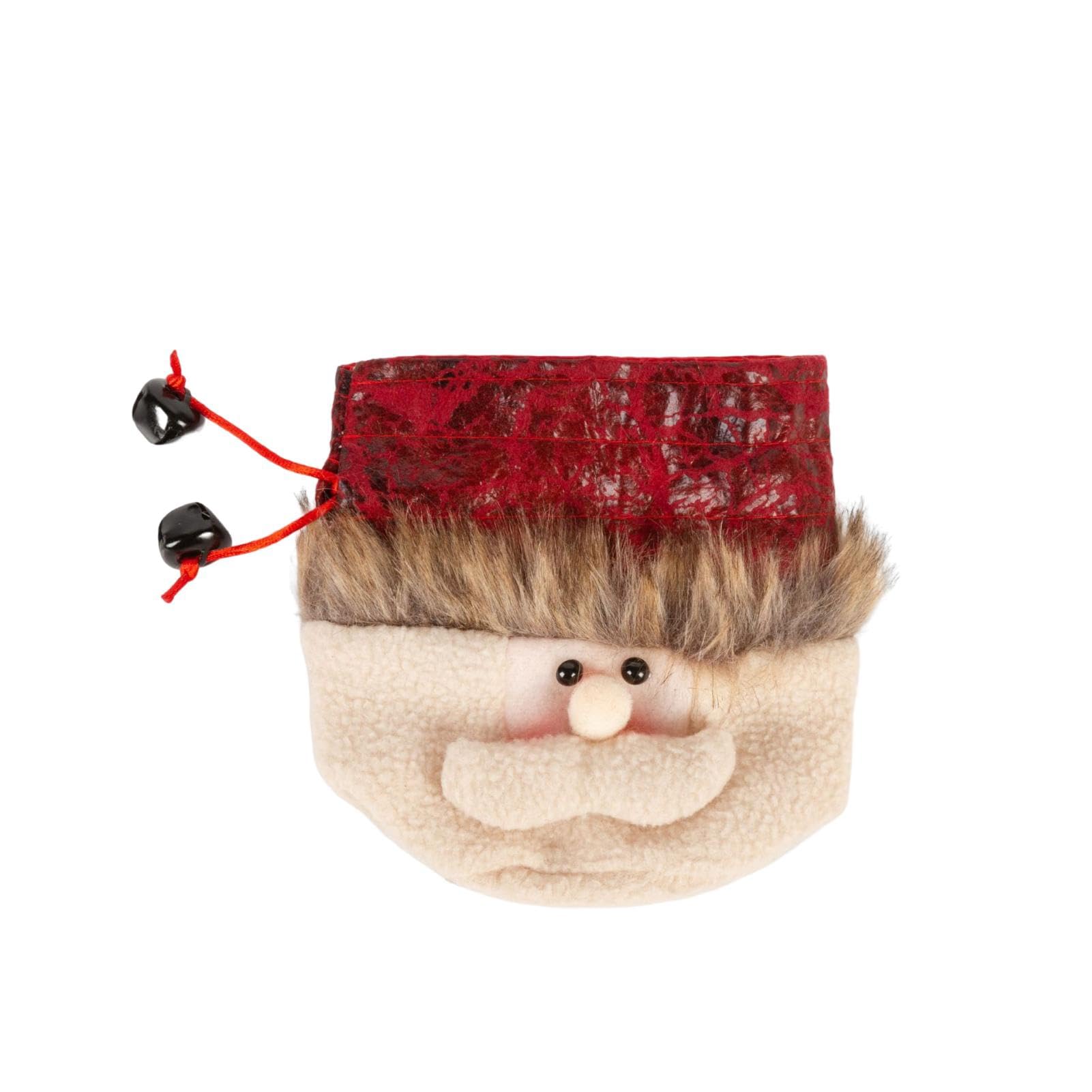 GIFZES Christmas Drawstring Bag Unique Gift Packing Xmas Gift Present Wrapping Bag Xmas Santa Claus