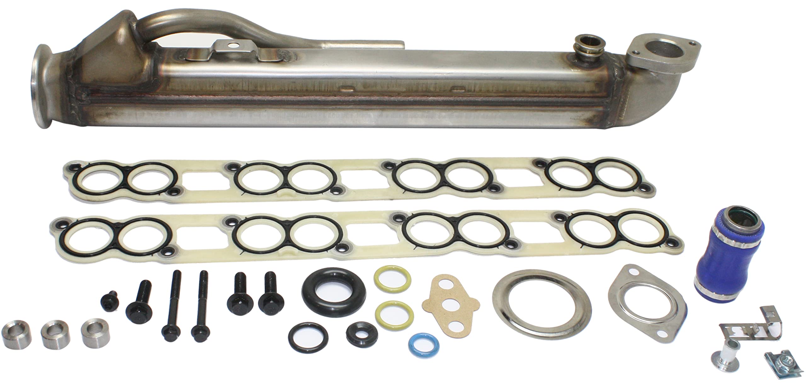 Garage-Pro EGR Cooler Kit Compatible with 2004-2005 Ford Excursion, Fits 2004-2005 Ford E-350 Club Wagon, Fits 2004-2010 Ford E-350 Super Duty with Straight Tube Core, from 9/22/03
