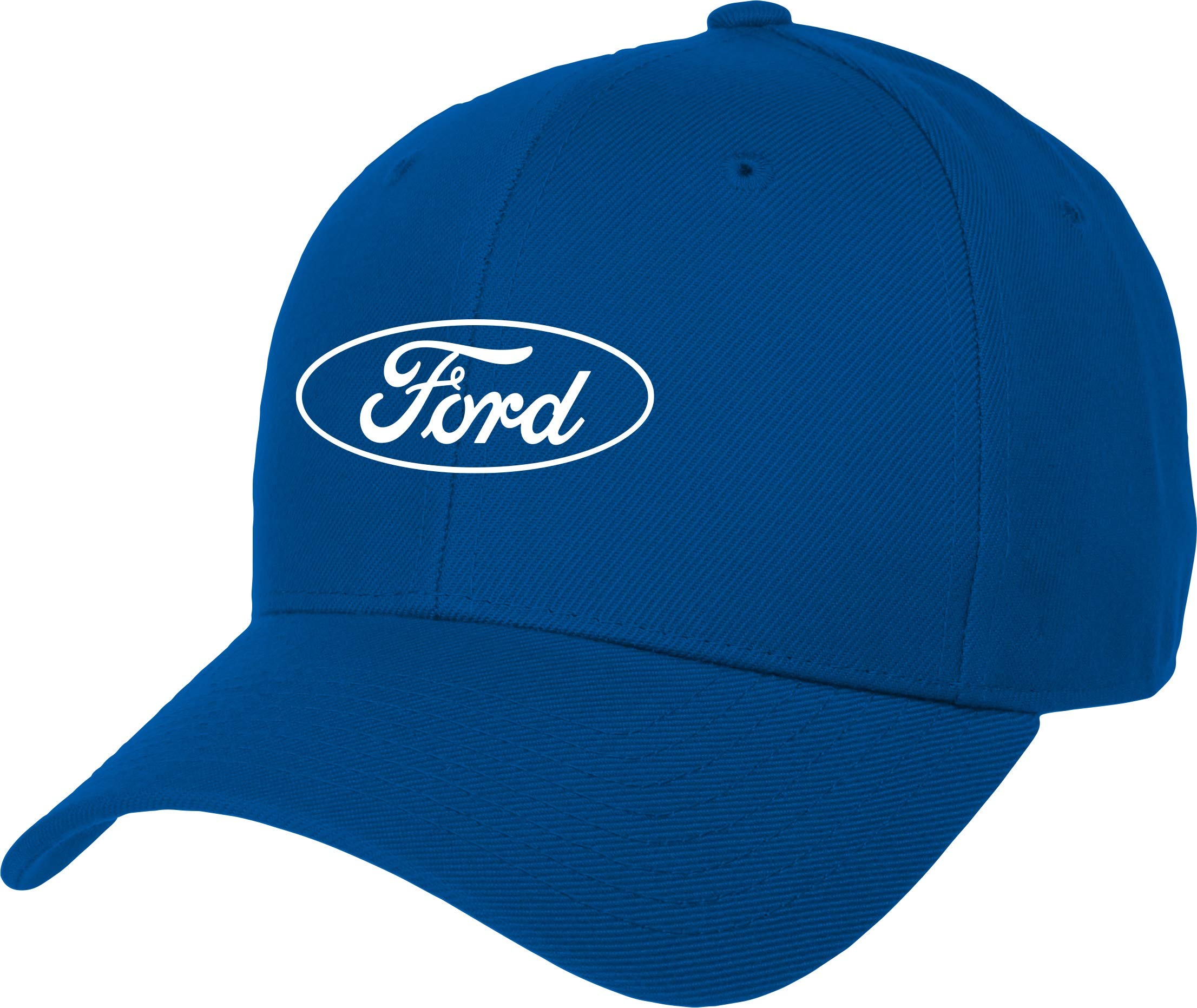 Ford Baseball Cap, Adjustable Cotton Twill Cap, Royal Blue