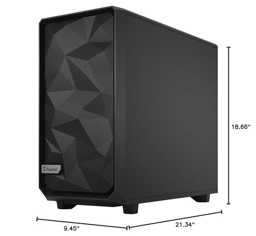 Fractal Design Meshify 2 Black ATX Flexible Mid Tower Computer Case